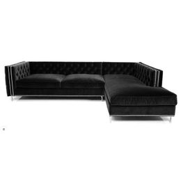 JVmoebel Ecksofa Luxriöse Blaue L-Form Couch modernes Ecksofa Polstermöbel Neu