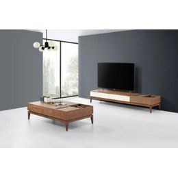 JVmoebel Wohnzimmer-Set, Designer Kommode Anrichte Side Low Board Schrank Wohn Zimmer Regal