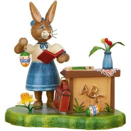 Hubrig Volkskunst Zschorlau Erzgebirge Osterhase Hase Frau Lehrerin