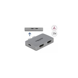 Delock Dual HDMI Adapter mit 4K 60 Hz und PD 3.0 für MacBook Computer-Kabel