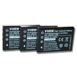 vhbw kompatibel mit HP Gwen Kamera-Akku Li-Ion 1000 mAh (3