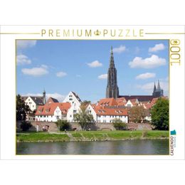Calvendo Puzzle Calvendo Puzzle Stadtansicht Ulm mit Stadtmauer 1000 Teile Lege-Größe 64 x 48 cm Foto-Puzzle Bild von Lothar Reupert