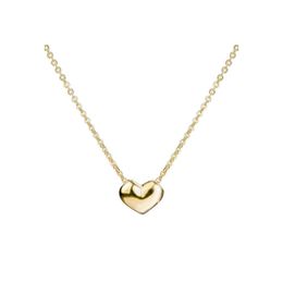 Taffstyle Kette mit Anhänger Damen Halskette mit Herz Anhänger Herzchen Herzkette Herzanhänger Gold