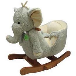 Sweety-Toys Schaukeltier SWEETY TOYS 3624 Schaukeltier Elefant Nellie hochwertig Schaukelstuhl