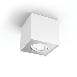 Philips Box moderne LED Aufbauleuchte weiß 1-flg. Einzelspot 10,3x10,3x10cm 5049131P0