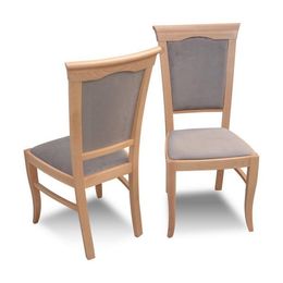 JVmoebel Stuhl, Design 1x Stühle Esszimmer Stuhl Sessel Gastro Holz Möbe