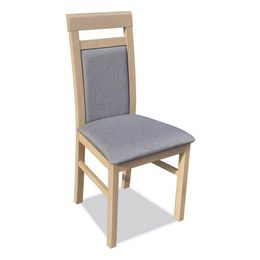 JVmoebel Stuhl, Esszimmer 1 x Lehnstuhl Sessel Esszimmerstuhl Holz Polster Sitzpolster