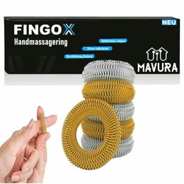 MAVURA Massageroller FINGOX Akupressur Ringe Finger Massage Akupunktur Handmassage