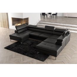 JVmoebel Ecksofa Modernes Design Polsterung Couch Wohnzimmer Ecksofa U-Form
