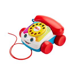 Fisher-Price - Babyspielzeug ROLLENDES PLAPPERTELEFON in rot