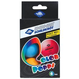 Donic Schildkröt Donic-Schildkröt Tischtennisball Colour Popps 6 Stück bunt