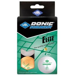 Donic Schildkröt Donic-Schildkröt Tischtennisball Elite 6 Stück 3x weiß / 3x orange