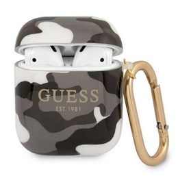 Guess Kopfhörer-Schutzhülle Guess GUA2UCAMG AirPods Hülle schwarz / schwarz Ca