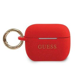 Guess Kopfhörer-Schutzhülle Guess GUACAPSILGLRE AirPods Pro Hülle rot / rot Si