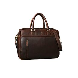 STILORD Laptoptasche "Fabius" Herren Umhängetasche Leder