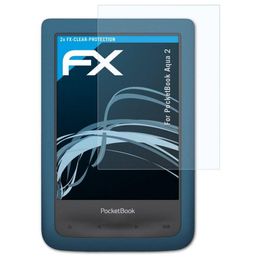 atFoliX Schutzfolie Displayschutz für PocketBook Aqua 2