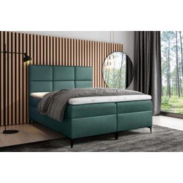 JVmoebel Bett, Boxspringbett Textil Design Doppel Hotel Modern Bett Schlafzimmer