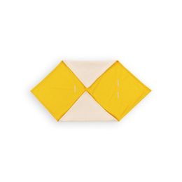 KraftKids Einschlagdecke weiße Punkte auf Gelb