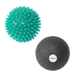 Sporttrend 24 Massageball ø 8cm Massageball Igelball + 8cm Faszienball