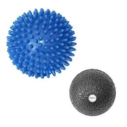 Sporttrend 24 Massageball ø 9cm Massageball Igelball + 6cm Faszienball