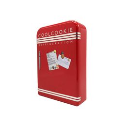 MediMuc Keksdose Geschenkdose Kühlschrank rot