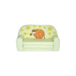 FORTISLINE Kindersitzgruppe Kindersofa "MINI" Kindercouch zum Aufklappen W386