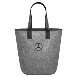 Mercedes Benz Tragetasche Einkaufstasche grau / schwarz
