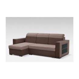 JVmoebel Ecksofa, Designer Sofa Ecksofa Stoffsofa Schlafsofa Sofa Textil Samt Eckcouch