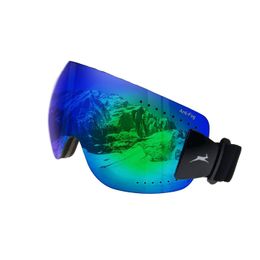 Gamswild Skibrille UV400 Skibrille Gletscherbrille Snowboardbrille Sonnenbrille ANTIFOG