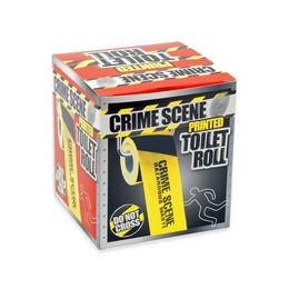 Goods+Gadgets Papierdekoration Lustiges Toilettenpapier Crime Scene Aufdruck