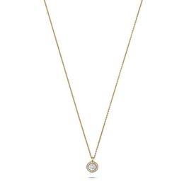 FAVS. FAVS Collier FAVS Damen-Kette 375er Gelbgold 17 Zirkonia