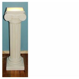 JVmoebel Skulptur Säule Lampe Steh Leuchte Skulptur Stand Leuchten Figur Säulen