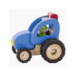 goki Spielzeug-Traktor Traktor Blue