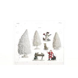 Kaemingk Weihnachtsmann Bäume Nikolaus Schneemann Figuren Winterlandschaft