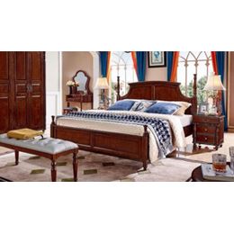 JVmoebel Bett, Betten Massiv Doppelbett Bett Möbel Holz Design Schlafzimmer