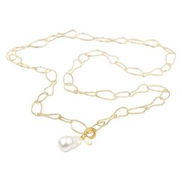 Célia von Barchewitz Gliederkette "CHAVA" lange Perlen-Halskette für Damen