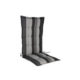 BURI Hochlehnerauflage Stuhlauflage Milano Hochlehner 123x50x6 cm Sesselpolster Gartenliege S