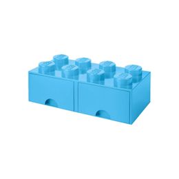 Room Copenhagen Aufbewahrungsbox LEGO Brick Drawer 8 hellblau