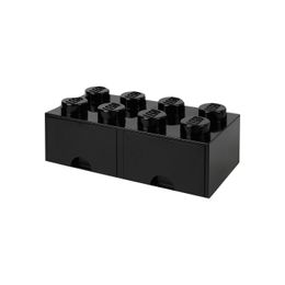 Room Copenhagen Aufbewahrungsbox LEGO Brick Drawer 8 schwarz