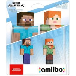 Nintendo amiibo Steve & Alex Minecraft Super Smash Bros. Collection Switch-Controller (2 St)
