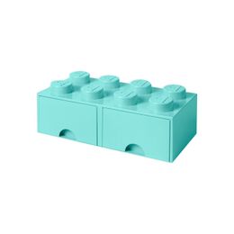 Room Copenhagen Aufbewahrungsbox LEGO Brick Drawer 8 aquablau