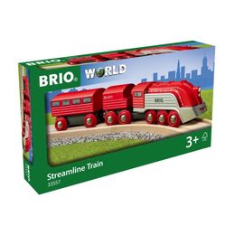 Brio® Spielzeugeisenbahn-Lokomotive Brio World Eisenbahn Zug Highspeed-Dampfzug 3 Teile 33557