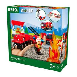 Brio® Spielzeugeisenbahn-Set World Eisenbahn Set Bahn Feuerwehr Set 18 Teile 33815