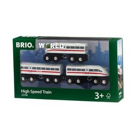 Brio® Spielzeugeisenbahn-Lokomotive Brio World Eisenbahn Zug Schnellzug mit Sound 3 Teile 33748