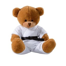 BAY-Sports Kuscheltier Plüschtier Teddy CHARLY Bär Karate Kampfsport Geschenk Kinder