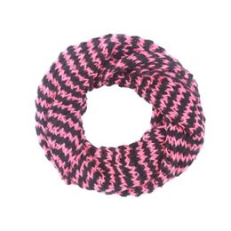 Tini - Shirts Strickschal Damen Loop Schal Streifen rosa schwarz