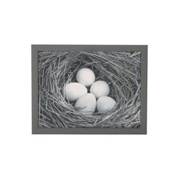 HOFF Dekotablett Nest mit Eiern Tablett