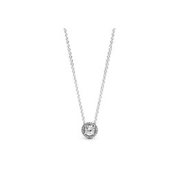 Pandora Kette mit Anhänger Pandora Kette Damen 396240CZ-45 Silber Strahlenkranz Zirkonia