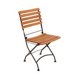 Gravidus Gartenstuhl 2er Set Klappstuhl Holzstuhl Stuhl Garten Balkon Terrasse klappbar