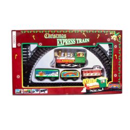 Spetebo Weihnachtsszene Mini Zug mit Lokomotive